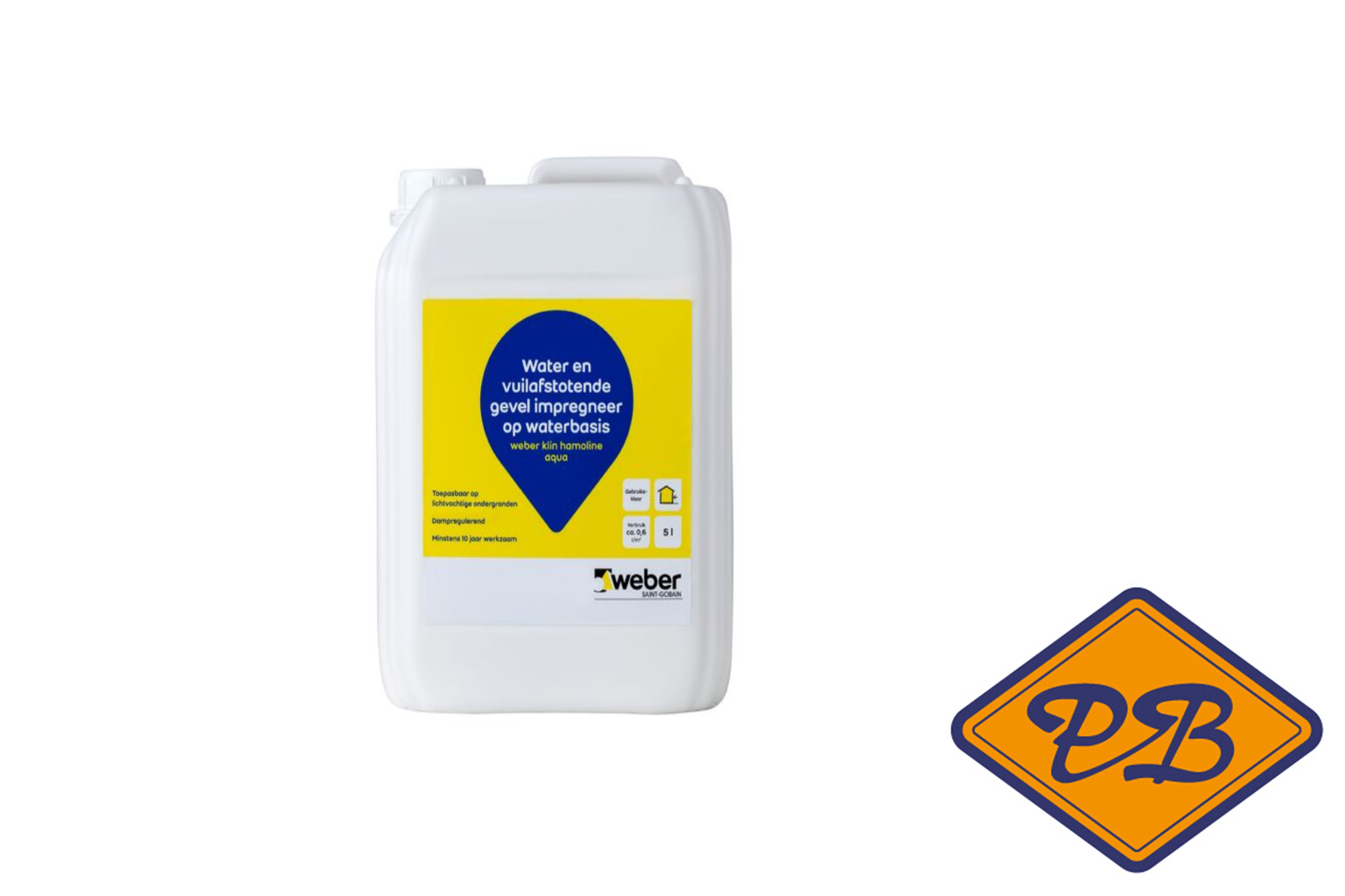 Webergevel professional klin hamoline aqua impregneer (per jerrycan ...